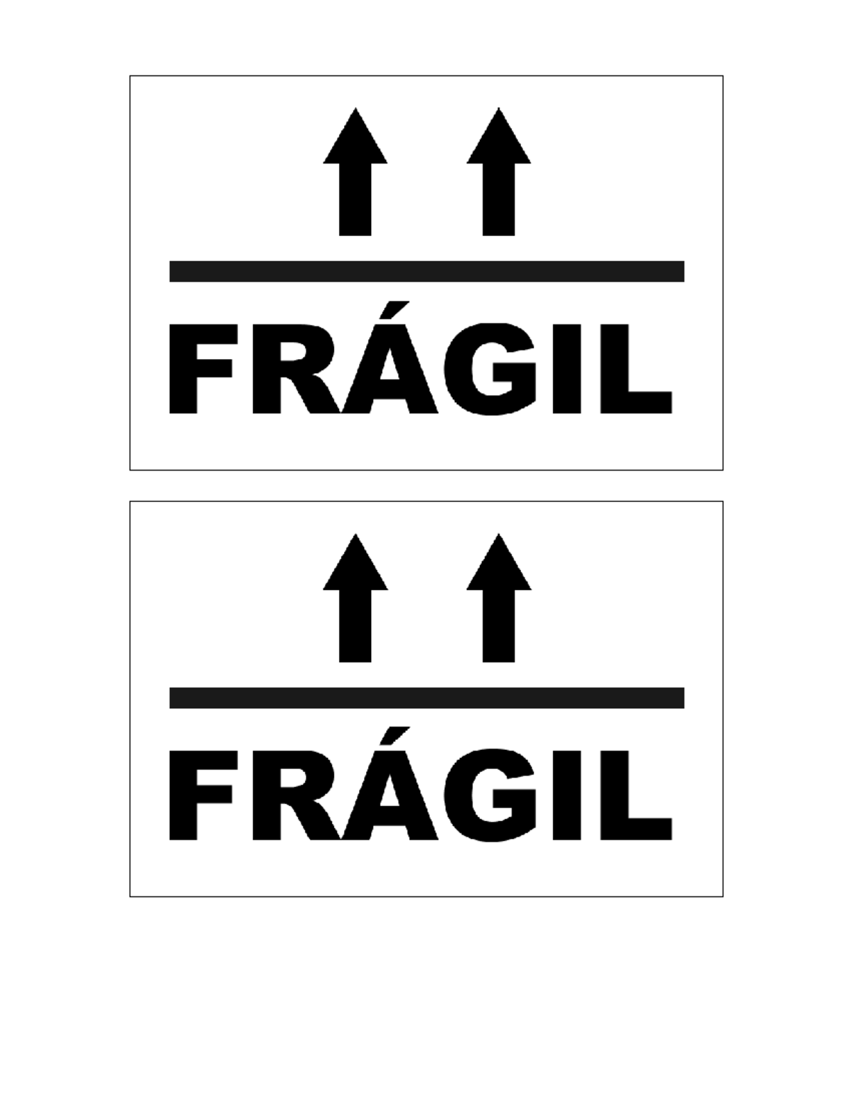 Inbound 69012169 fragile labels - Física - tt FRAGIL 11 FRÁGIL tt ...