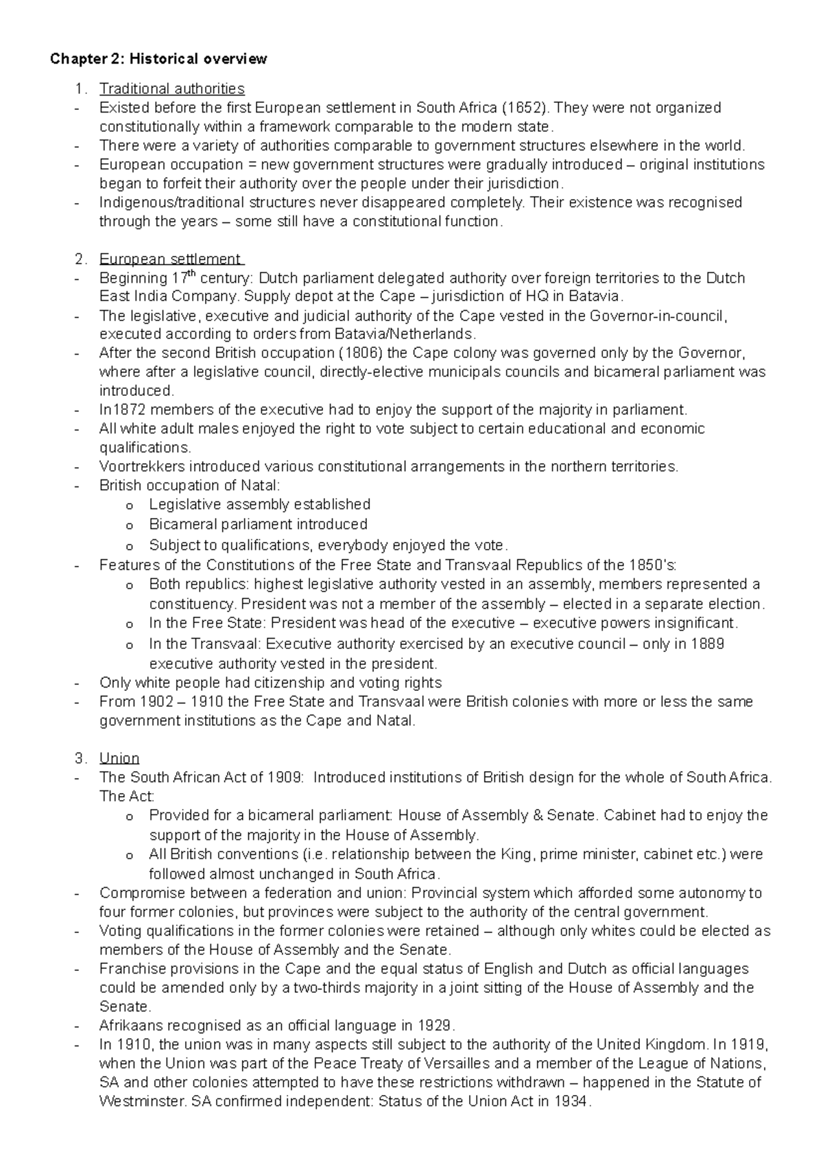 Chapter 2 Complete Summary Constitutional Law 101 Chapter 2