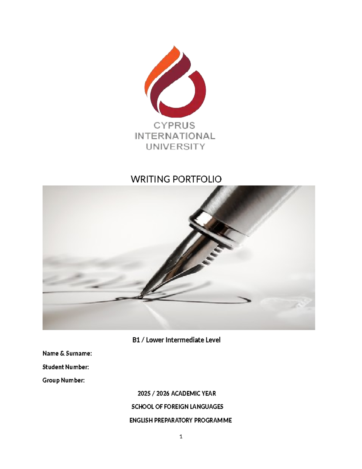 B1 Writing Portfolio: Strategies & Tasks for Lower Intermediate Level ...
