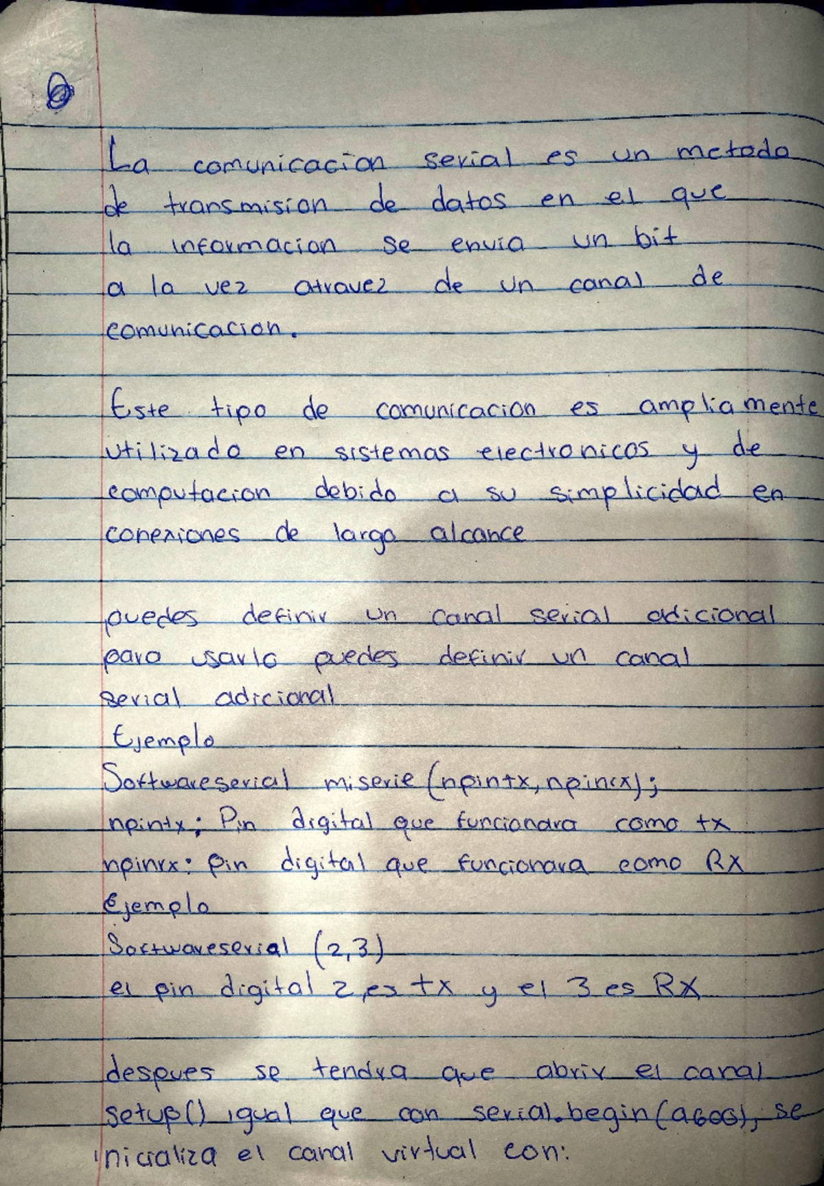 Explicar instrucciones de comunicacion serial leonel - La comunicacion ...