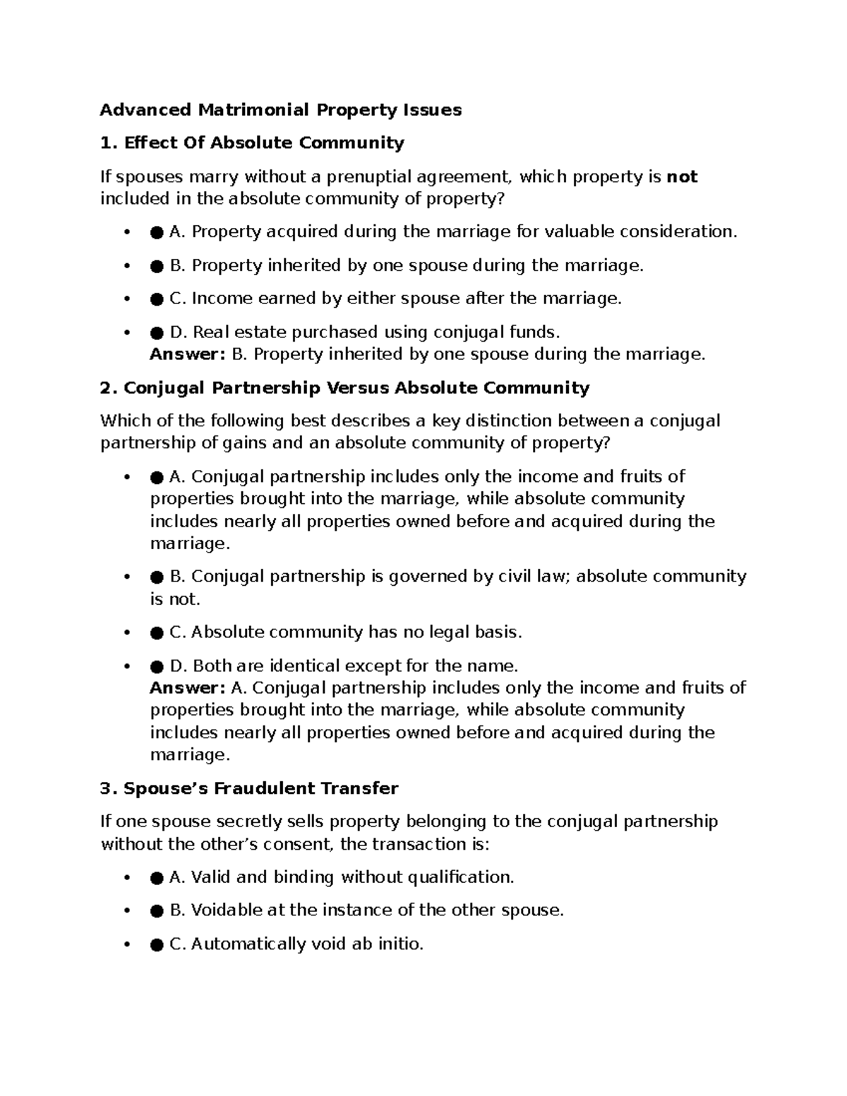 Advanced Matrimonial Property Issues: Key Concepts and Case Studies ...