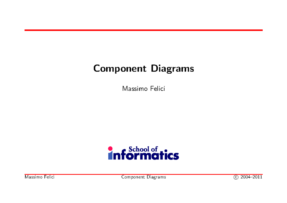 Component Diagrams Summary for UML Course (Chapter 8) - Studocu