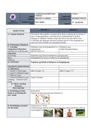 GAD PLAN - NONE - Republic of the Philippines DEPARTMENT OF EDUCATION ...