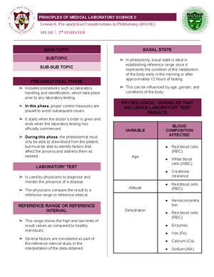 Midterms Laboratory- Cyanmethemoglobin Method Hemoglobin Determination ...