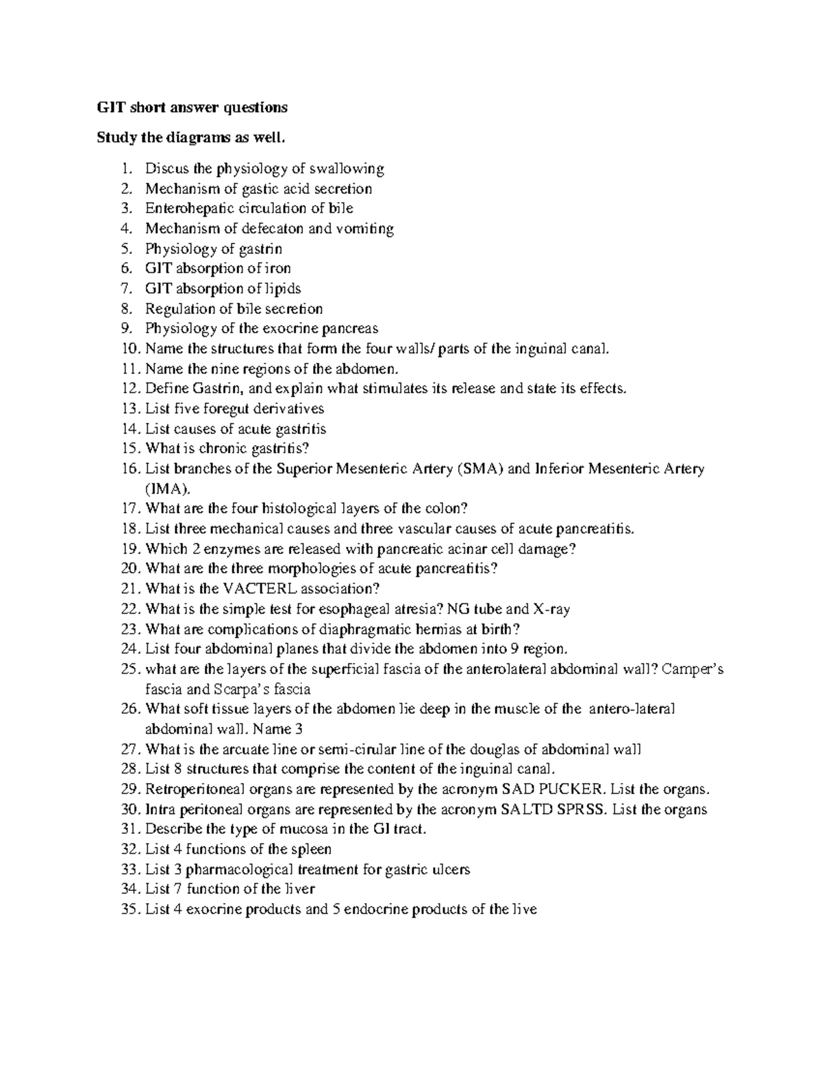 GIT Short Answer Questions PDF 2: Key Concepts & Mechanisms Explained ...