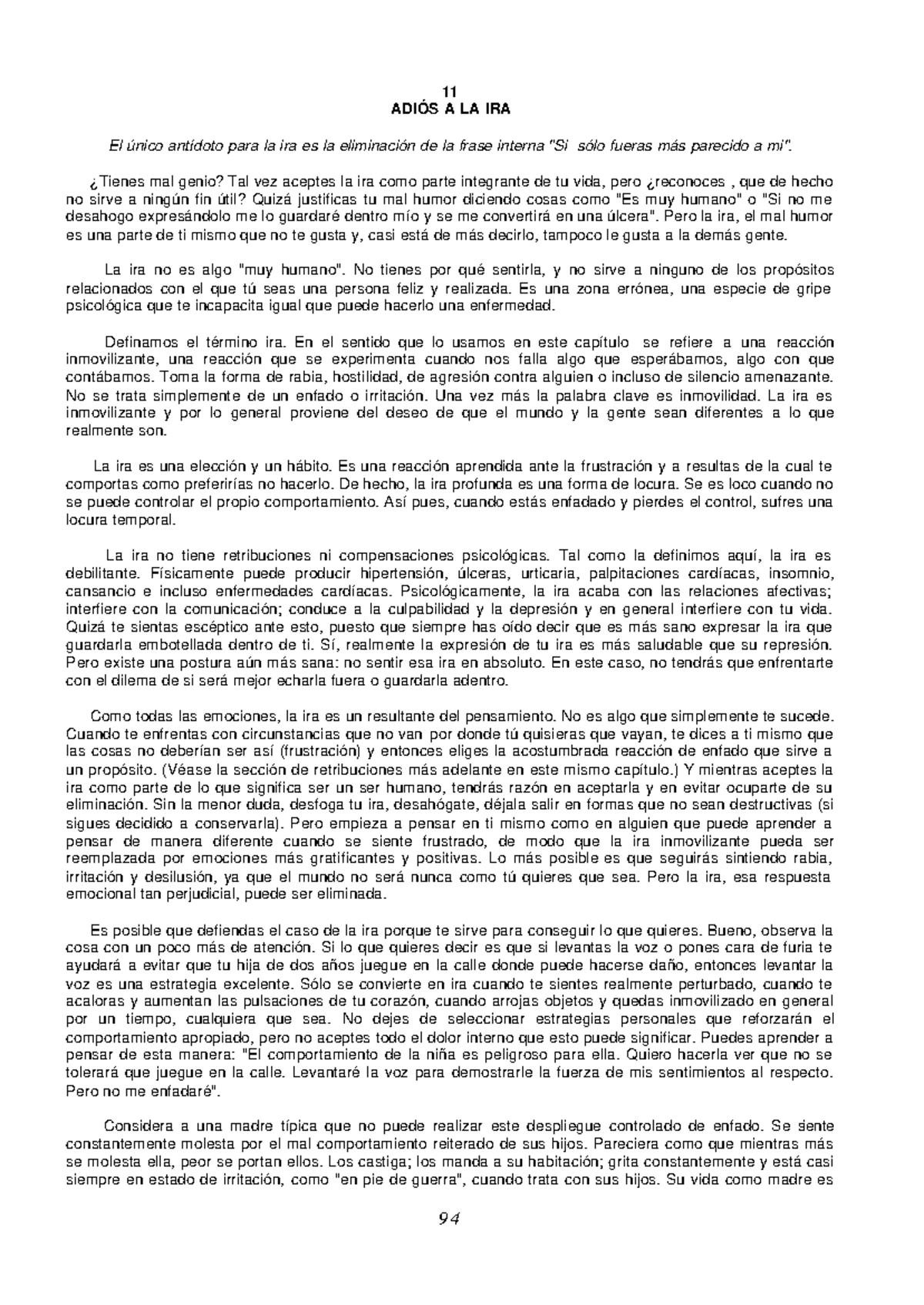 Tus zonas err Ã³neas-Dyer - 94 11 ADIÓS A LA IRA El único antídoto para ...