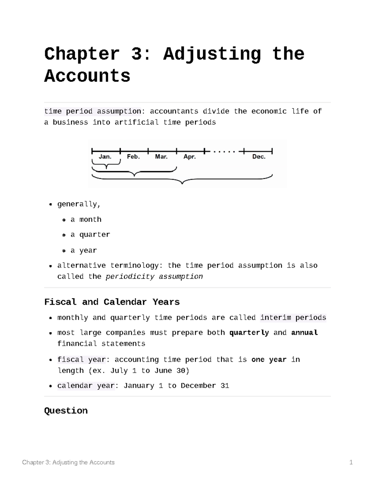 Chapter 3: Adjusting the Accounts in Financial Reporting - Studocu