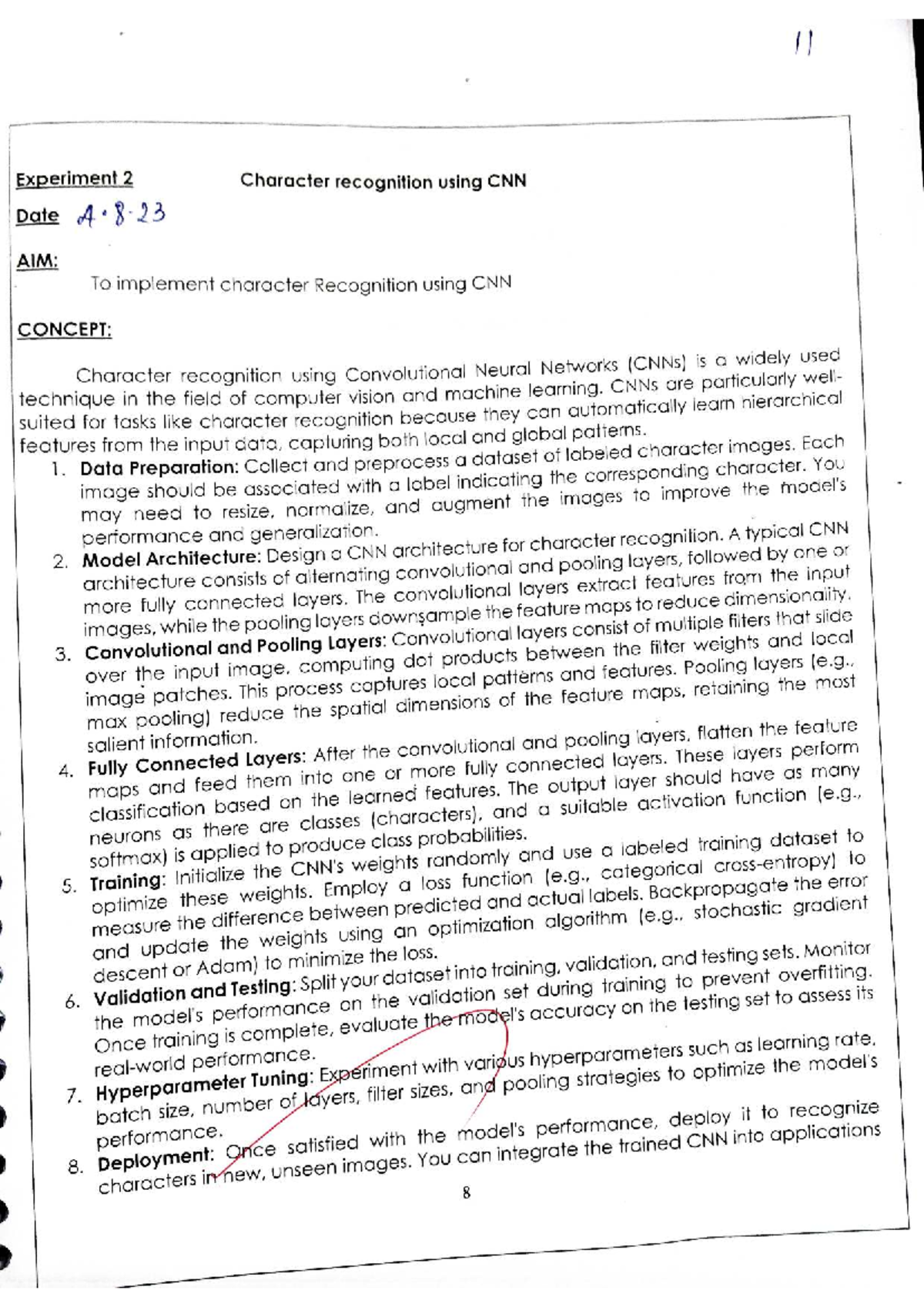 DL- LAB Manual: Character Recognition, Face Recognition, and NLP Techniques - Studocu