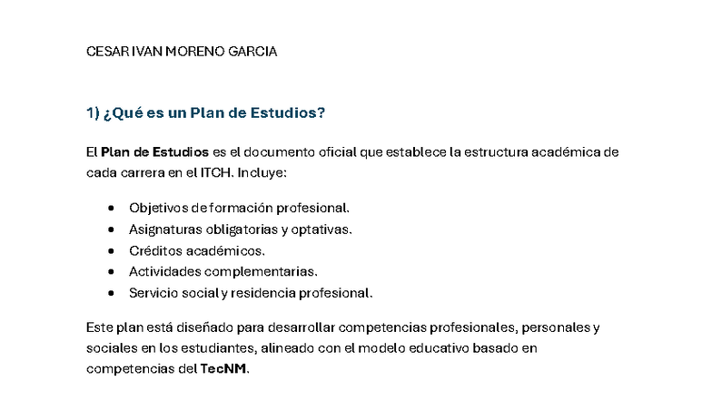 Plan de Estudios y Perfil de Egreso - ITCH CESAR IVAN MORENO GARCIA ...