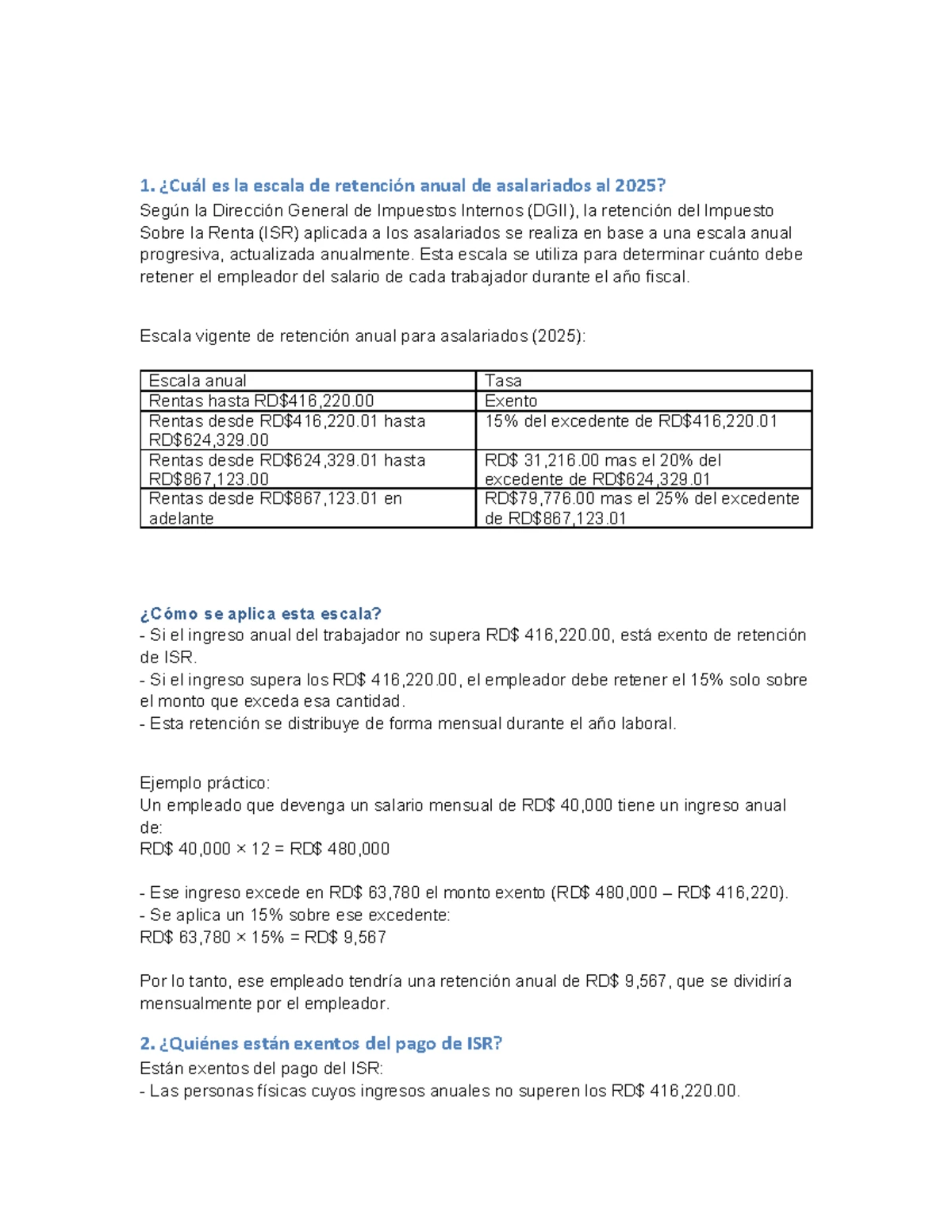 Retenciones de ISR e ITBIS: Guía Completa y Actualizada 2023 - Studocu
