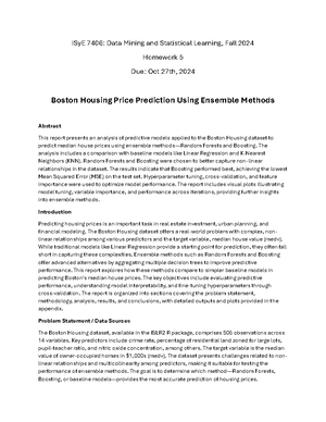 2022HW01sol - NA NA - Brief Solution of HW#1 of ISyE 7406 General Peer ...