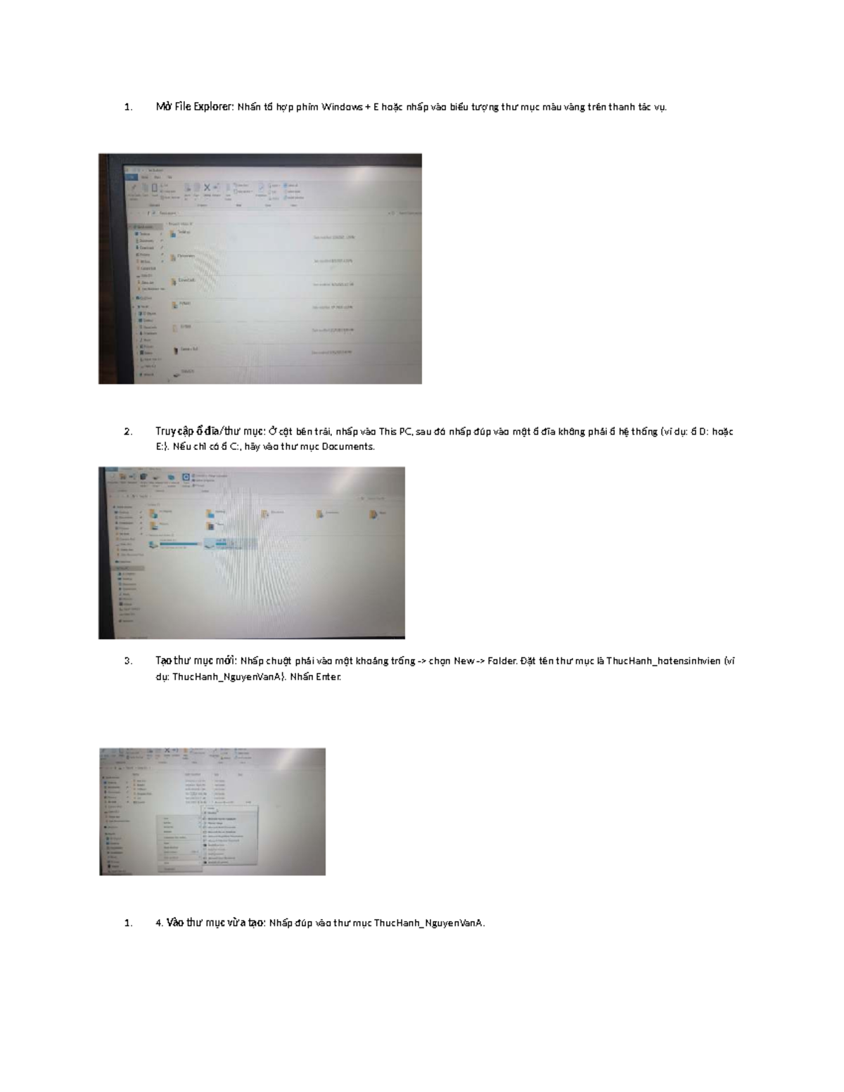 Hướng Dẫn Sử Dụng File Explorer - 25000364 - Studocu