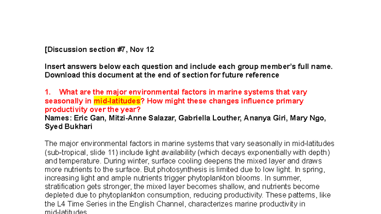 Analysis of Carbon Pools and Fluxes in Ecological Successions (BIO 101 ...