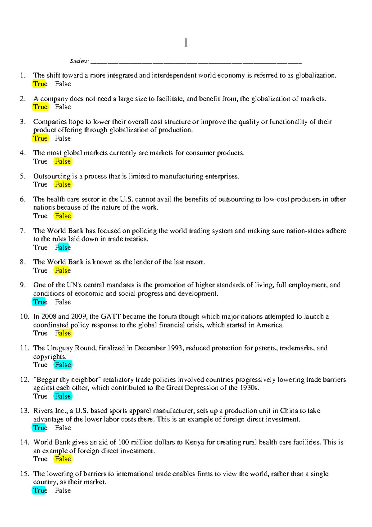 International Business: Globalization Concepts and Impacts (IB 101 ...