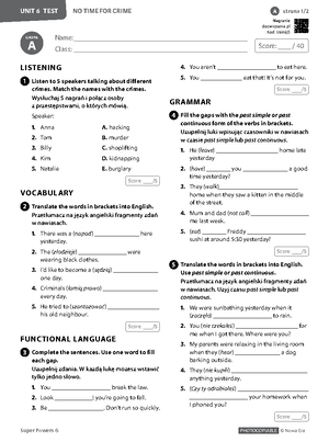 Super powers 4 test a u3 - Test z U3 - Super Powers 4 PHOTOCOPIABLE ...