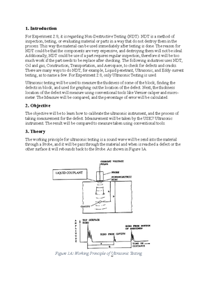 Lab Report 2 - This experiment aims to provide a practical ...