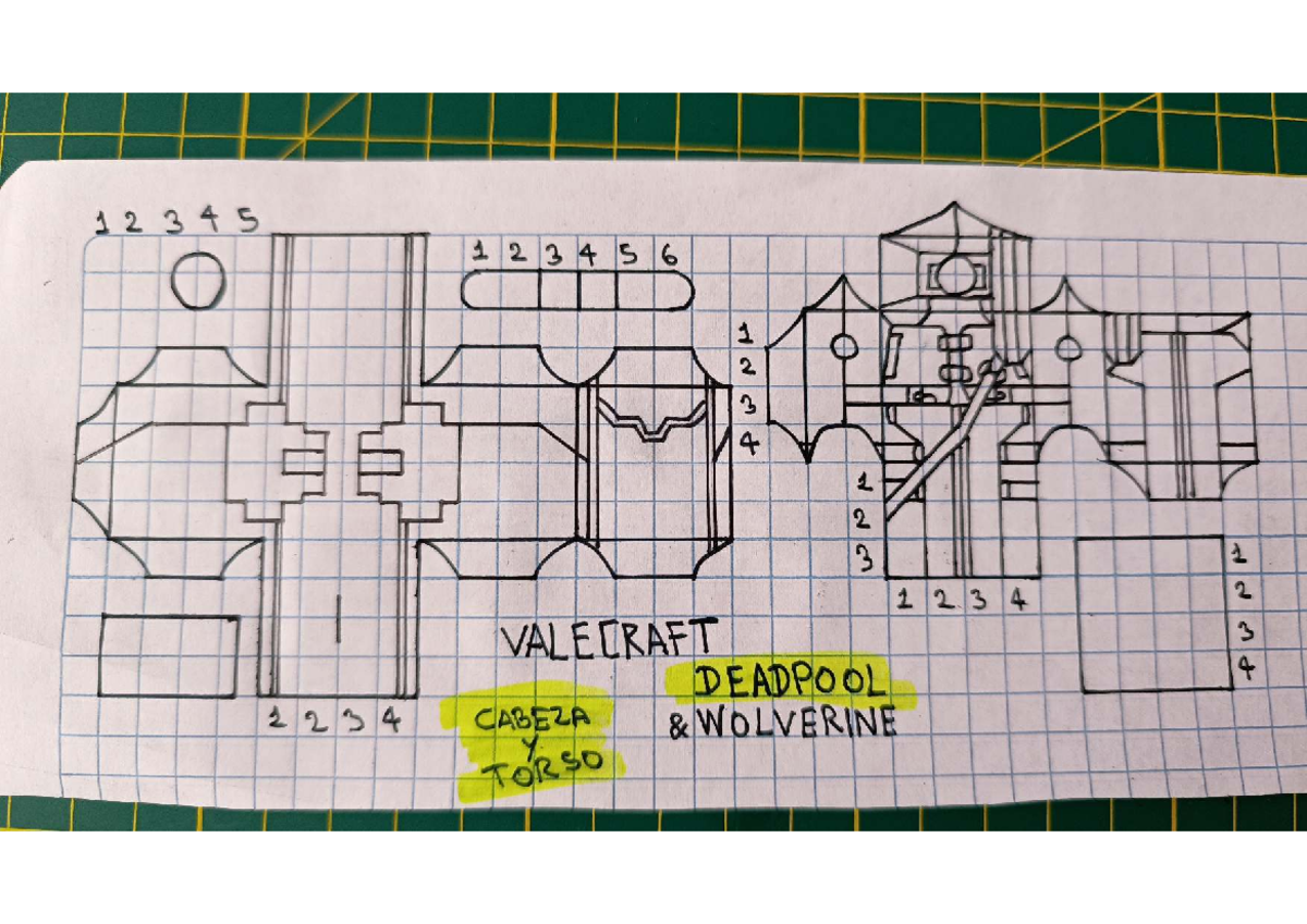 Deadpool Papercraft Guide by Valecraft (12345) - Studocu