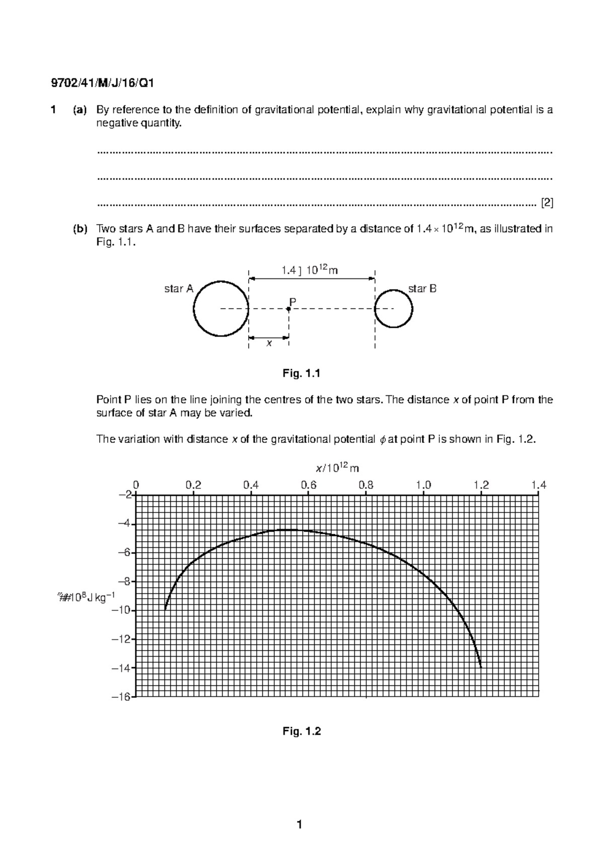 Gravitational Fields QP (Physics 101) - Detailed Analysis and ...