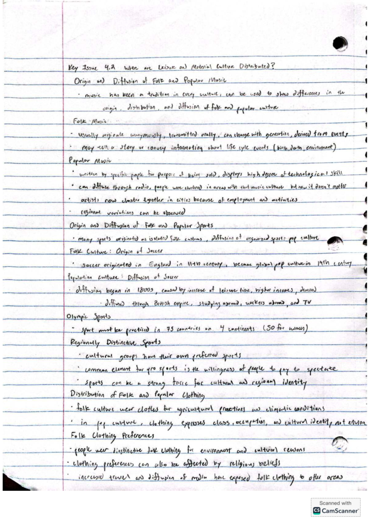 Key Issue 4.2: Distribution of Folk and Popular Culture in AP Human ...