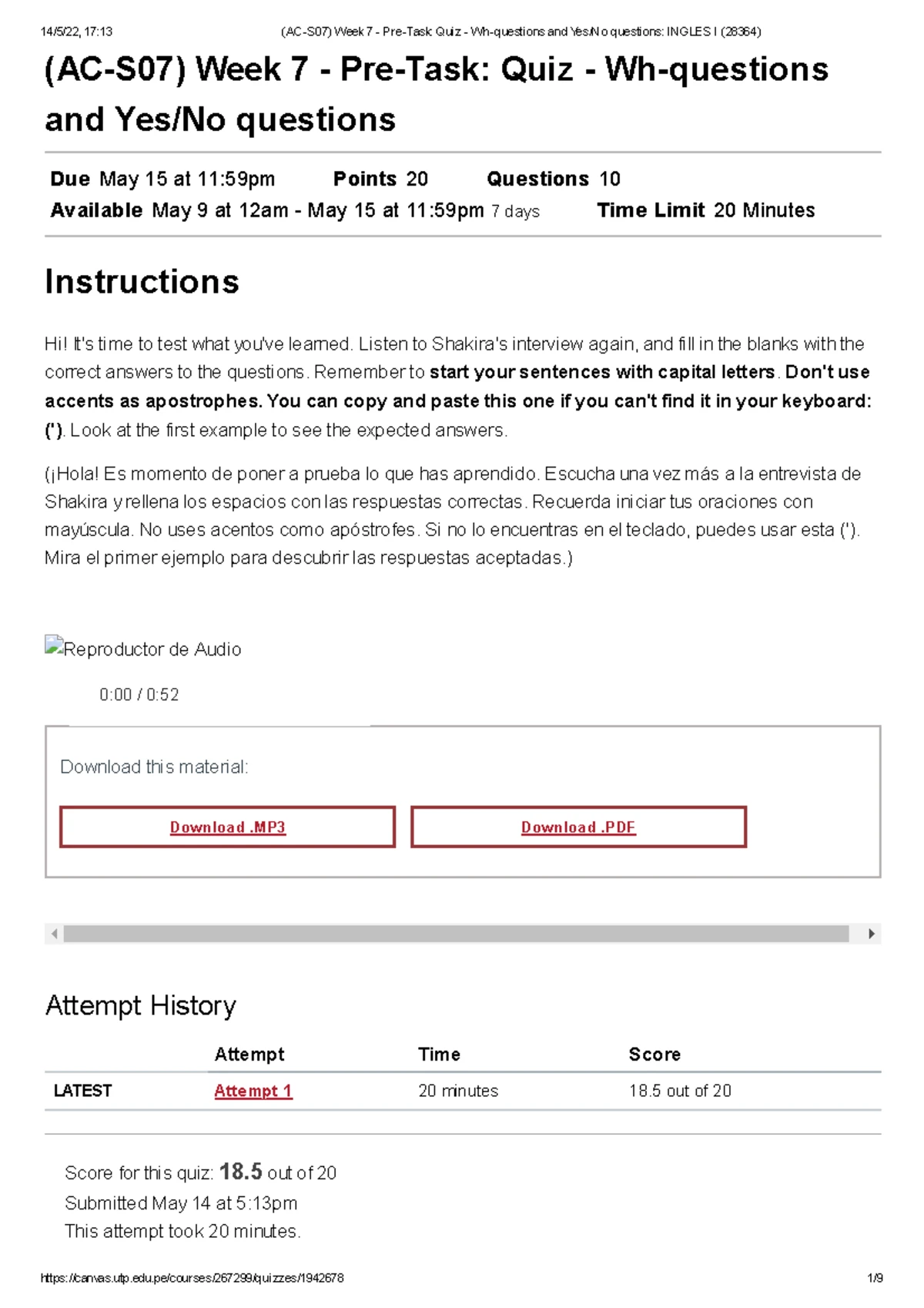 Week 18 Task Assignment Final Assignment Part Ii Ac S18 Week 18