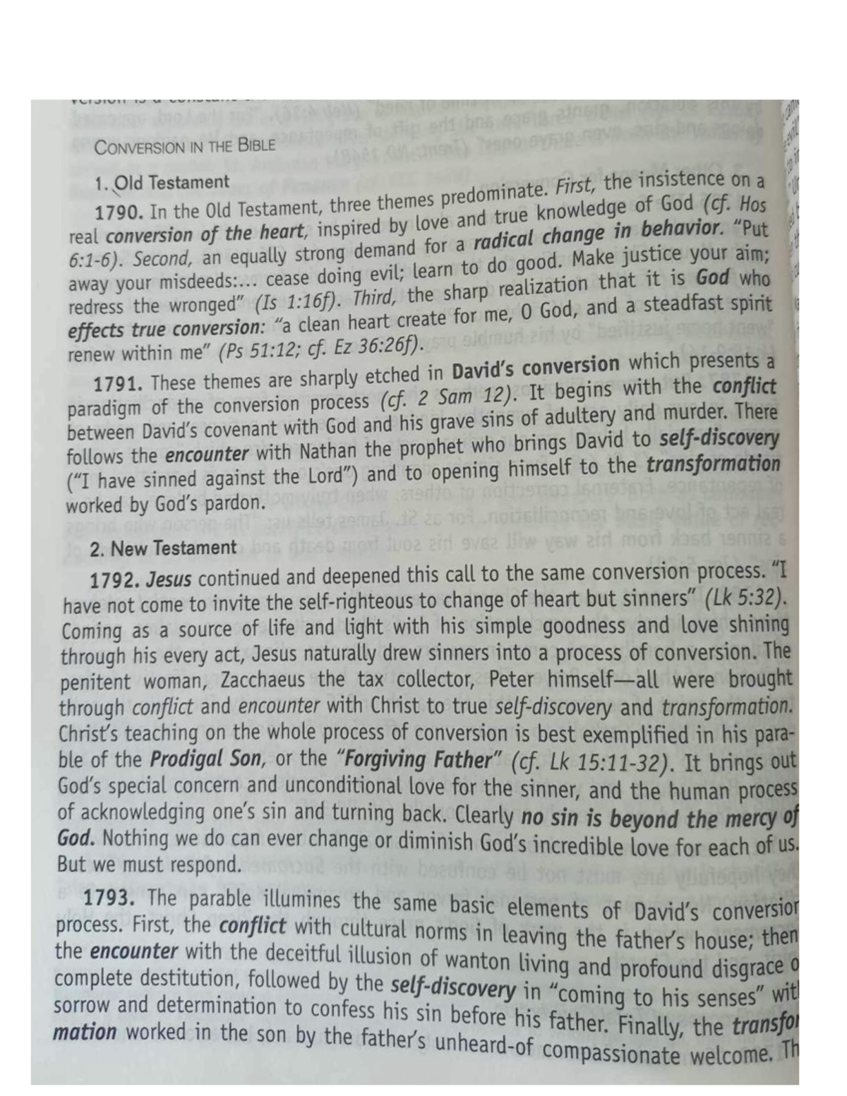 Hahaha - abcd - CONVERSION IN THE BIBLE 1. Old Testament real Second ...