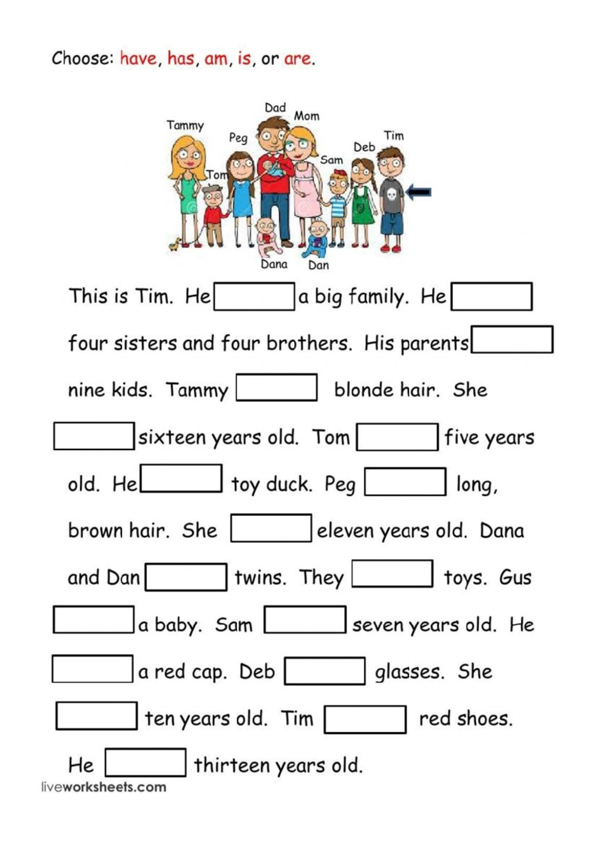 Grammar Practice: Using Have, Has, Am, Is, Are - ENG101 - Studocu