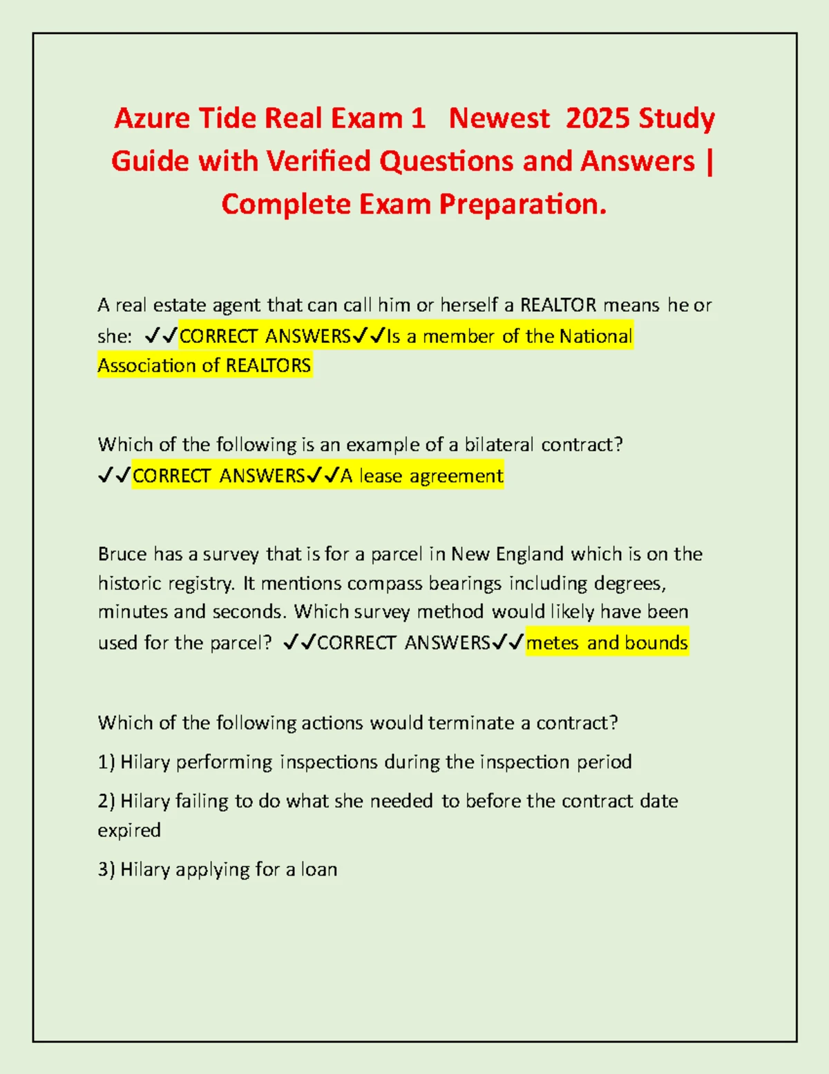 MCI Infantry Patrolling 2025 Study Guide: Verified Q&A for Exam Success ...