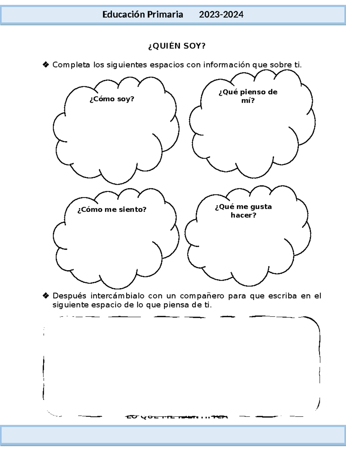 5to Grado Septiembre - 01 Un tesoro en nuestro interior (2023-2024 ...