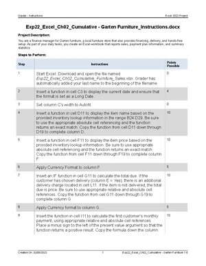 Exp22 Excel Ch03 Patient Blood Pressure Tracking Instructions - Studocu