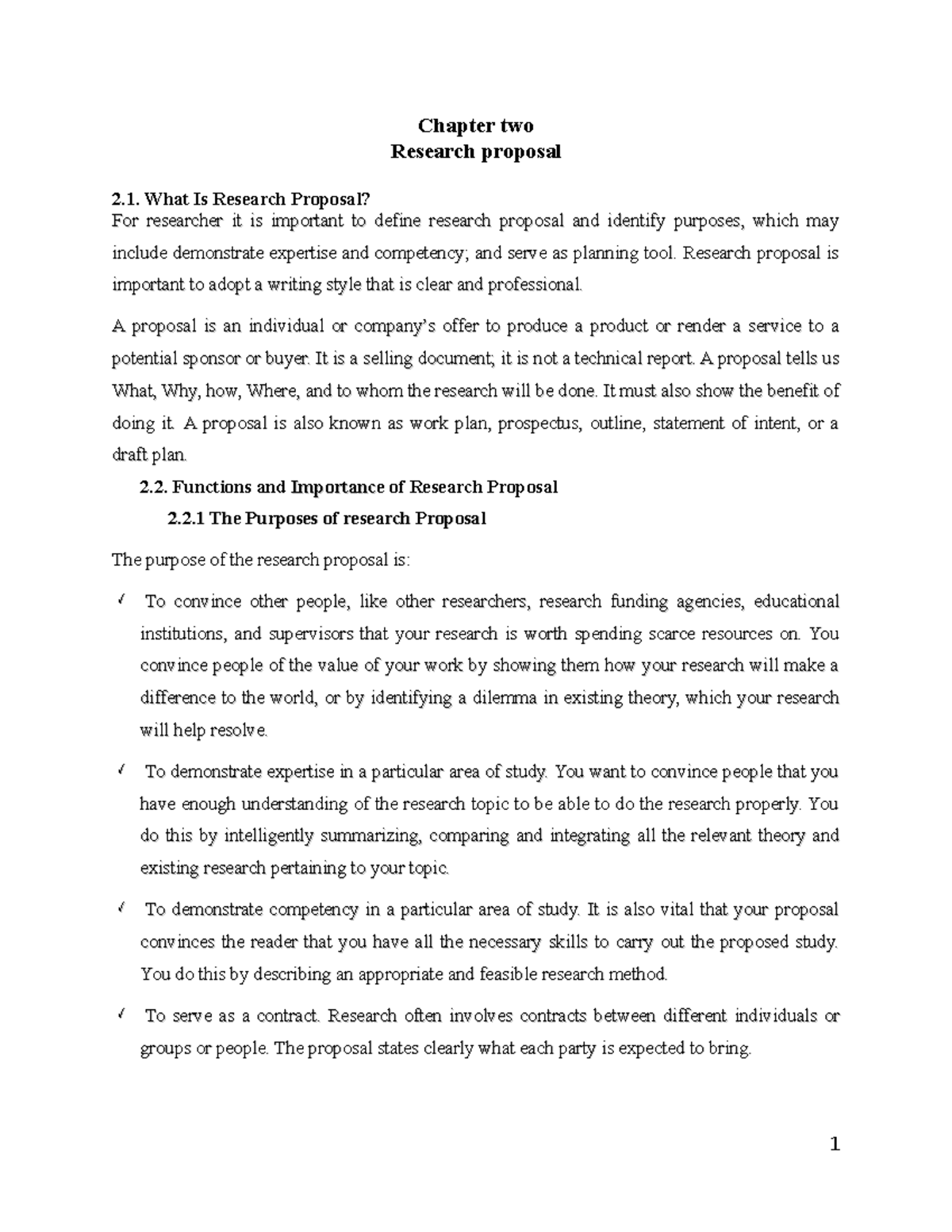 Chapter III - Understanding Research Proposals and Their Importance ...