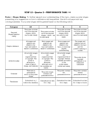 Performance Task 3 - UCSP 12 – Quarter 2 – PERFORMANCE TASK # 3 From ...