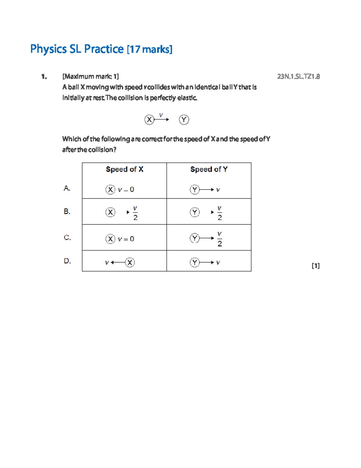 Physics SL Practice Questions and Solutions for 2024 - Studocu
