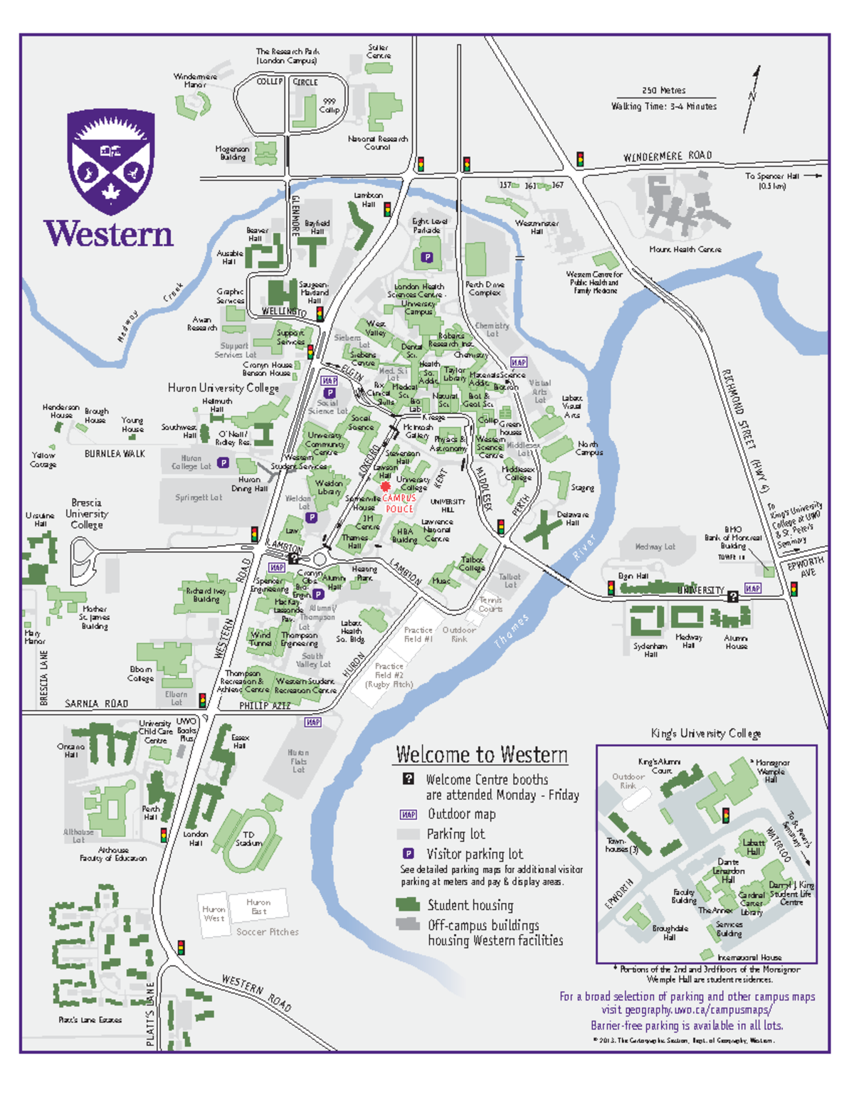 map of western university - Mount Health Centre © 2013. The ...