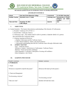 5A's Detailed Lesson Plan in English mass nouns - Detailed Lesson Plan ...