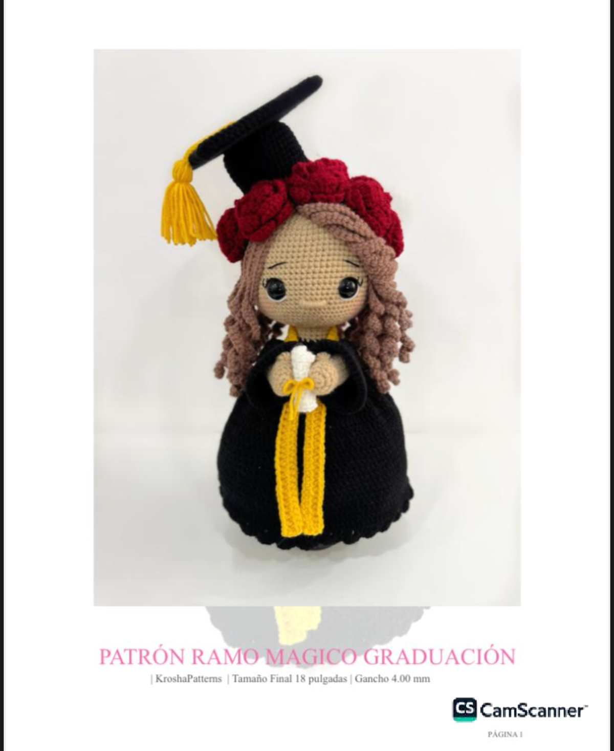 Krosha Patterns: Muñeca de Graduación Ramo Reversible (Final) - Studocu