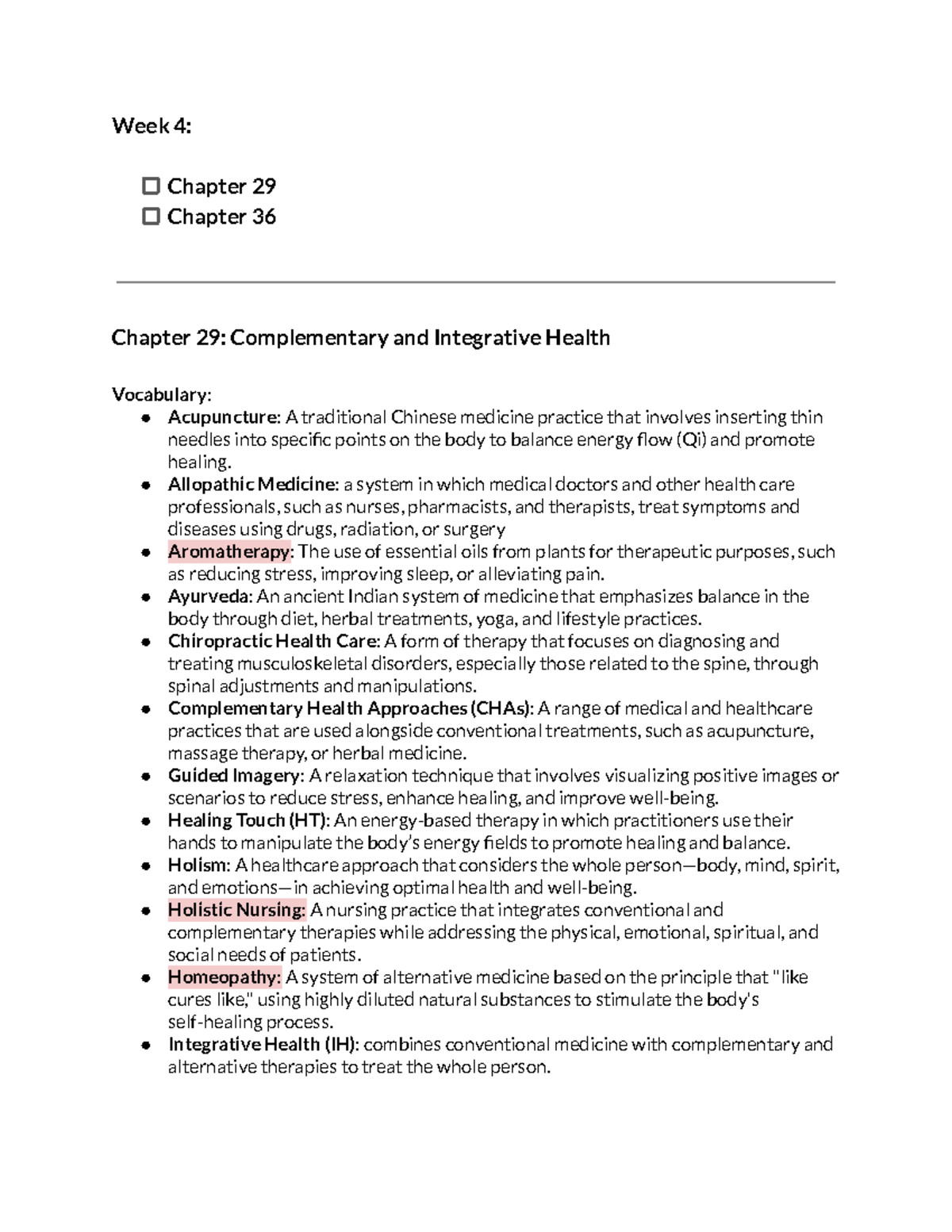 Complementary Health Approaches: Integrative Nursing Strategies (C 29 ...