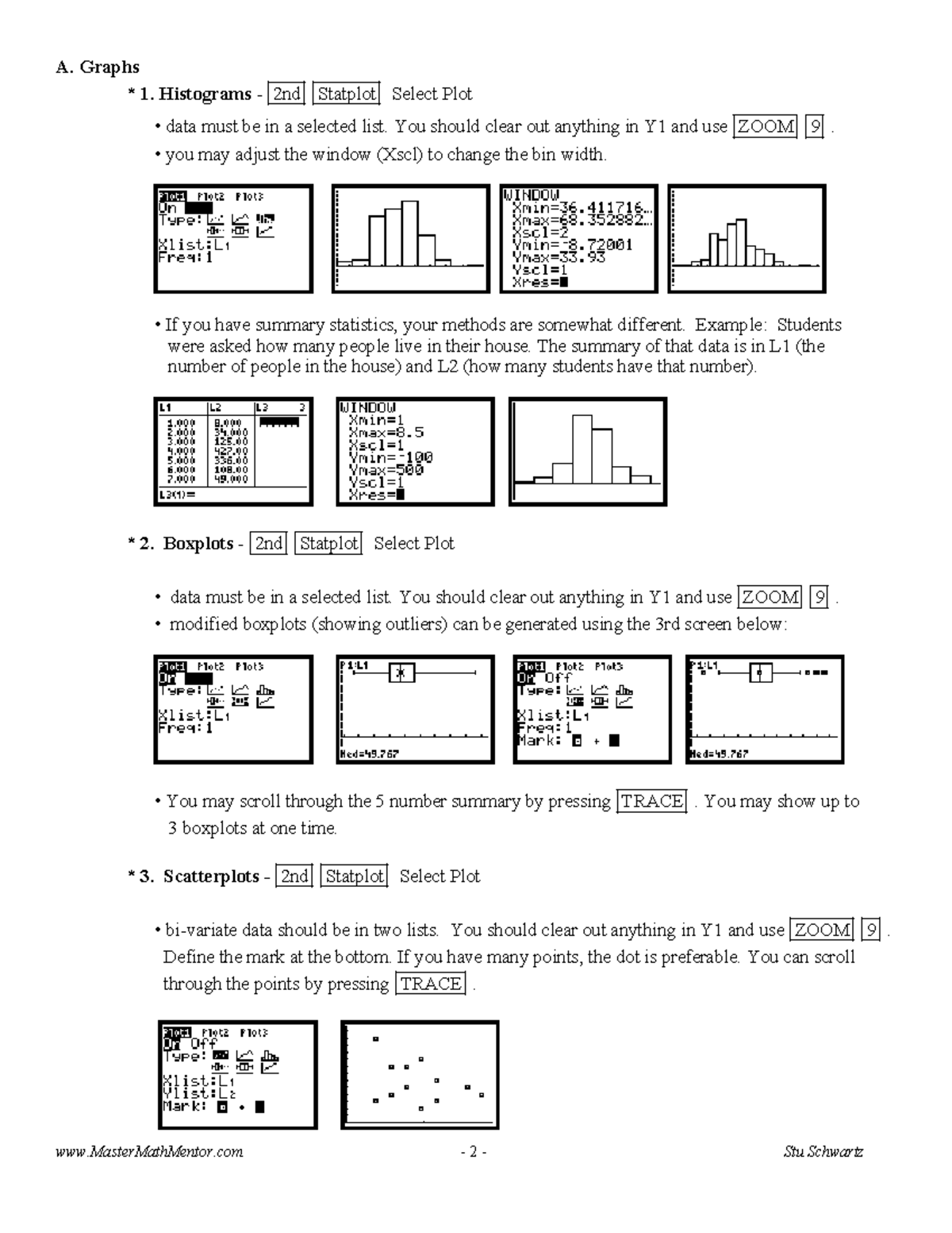Calculator Guide for AP Statistics (STAT 101) - Studocu