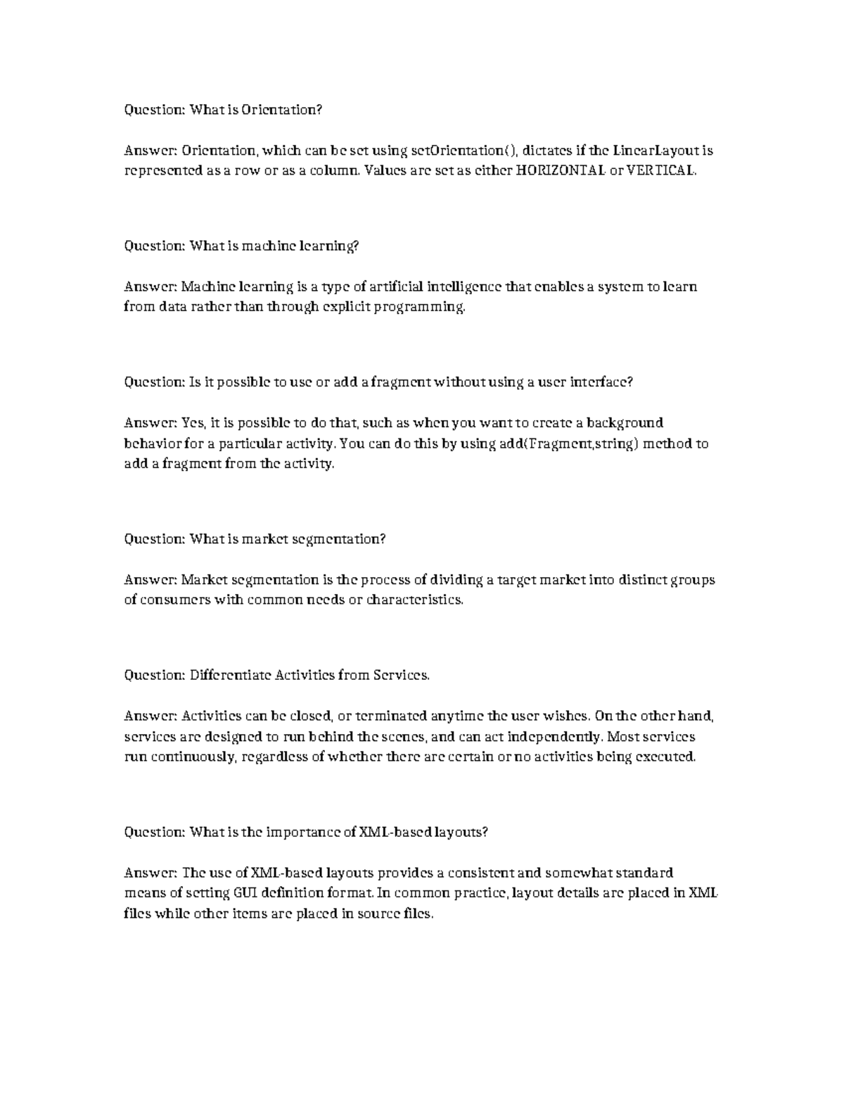 Amelet pogamoggan verbesina - Question: What is Orientation? Answer ...