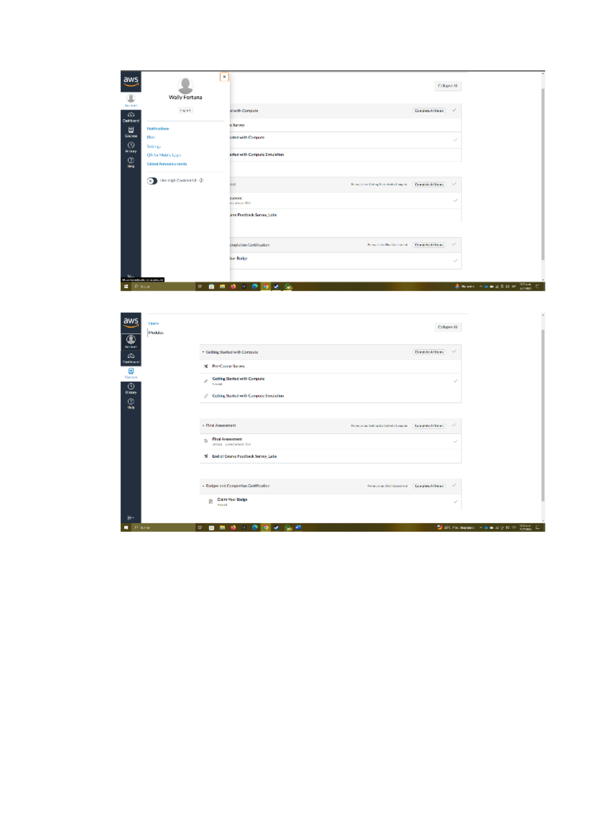 AWS Compute Lab: Getting Started Guide and Final Assessment - Studocu