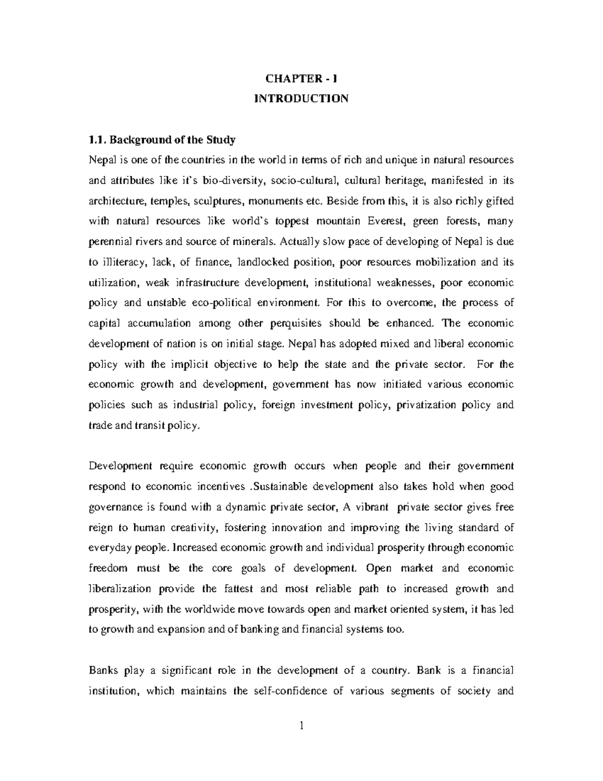 Financial Performance Analysis of NIBL and HBL: A Study on Banking in ...