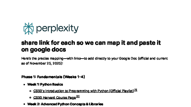 CS50: Python & AI Fundamentals - Official Resources & Links - Studocu
