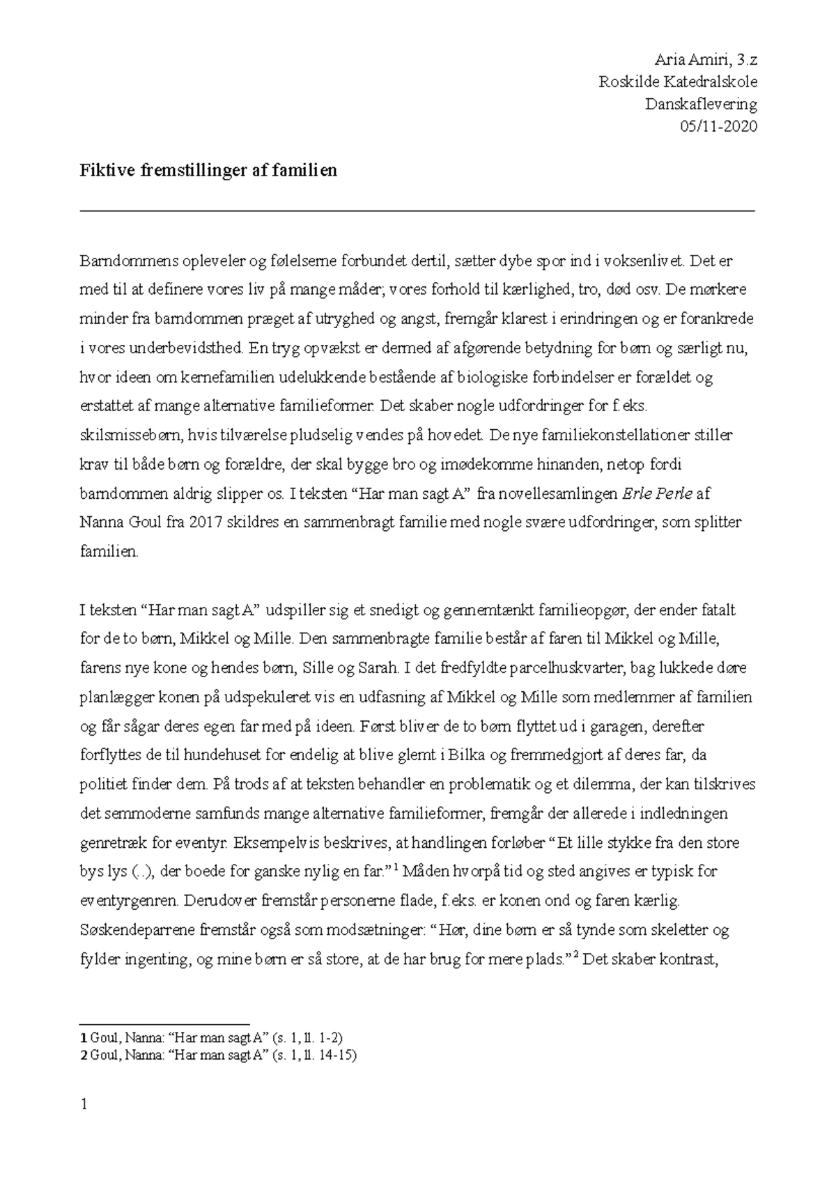 Analyse af "Pernille" af Herman Bang, eksamen - Dansk (Gemt automatisk) - ”Pernille” af Herman ...