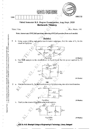 Bmatec 301 MQP1 - mqp - Model Question Paper-I (CBCS Scheme) USN Third Semester B Degree ...