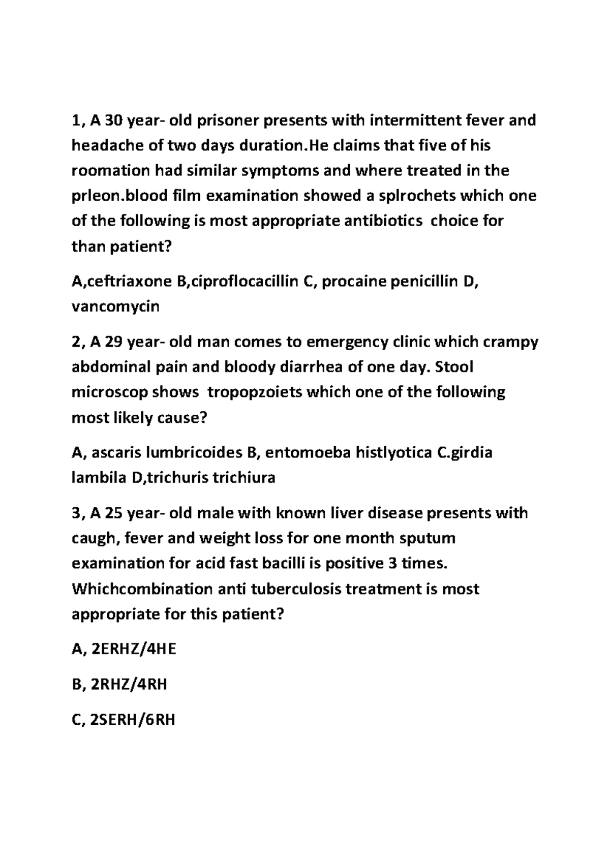 Final Exam: COc 13 - Pharmacology MCQ Practice Questions - Studocu