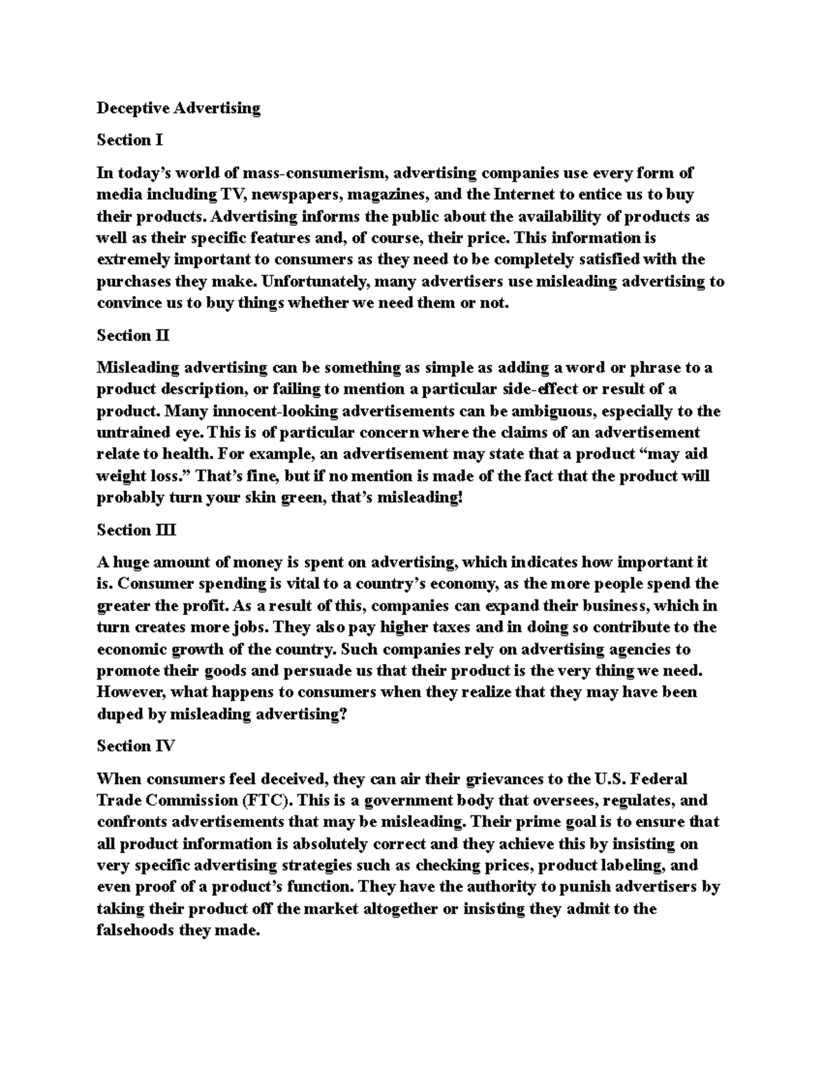 Understanding Deceptive Advertising: Misleading Tactics & Consumer ...
