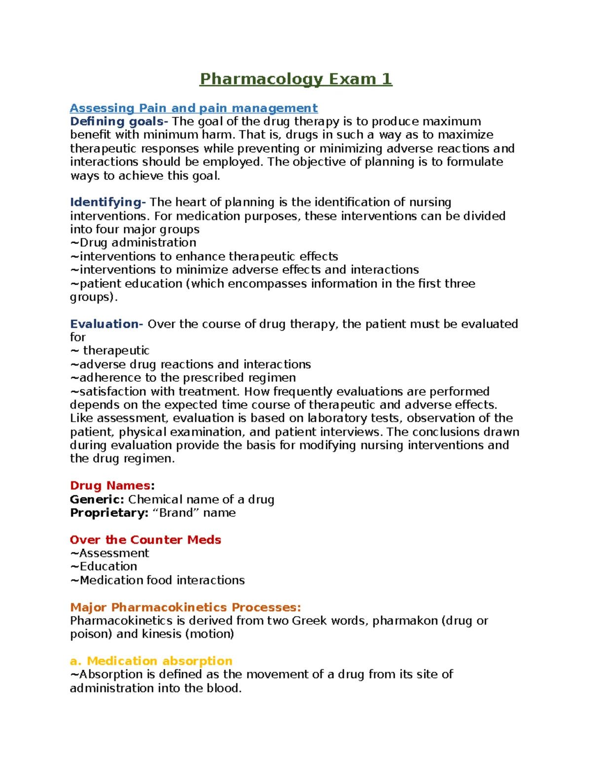 Dosage Calculation Exam 01 Prep Quiz 4 - Dosage Calc Exam 01 Prep Quiz ...