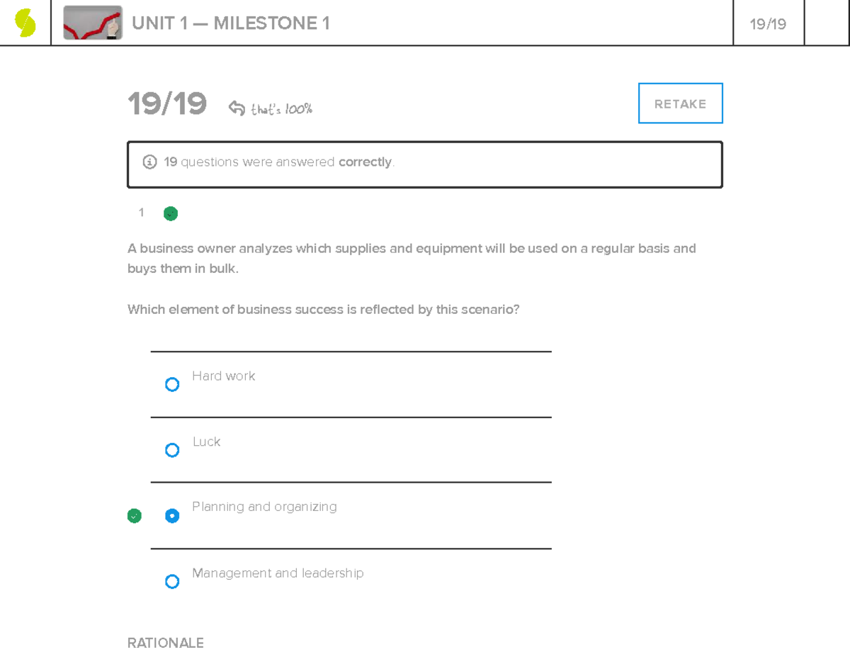 UNIT 1 MILESTONE 1: Business Success and Social Responsibility Insights ...