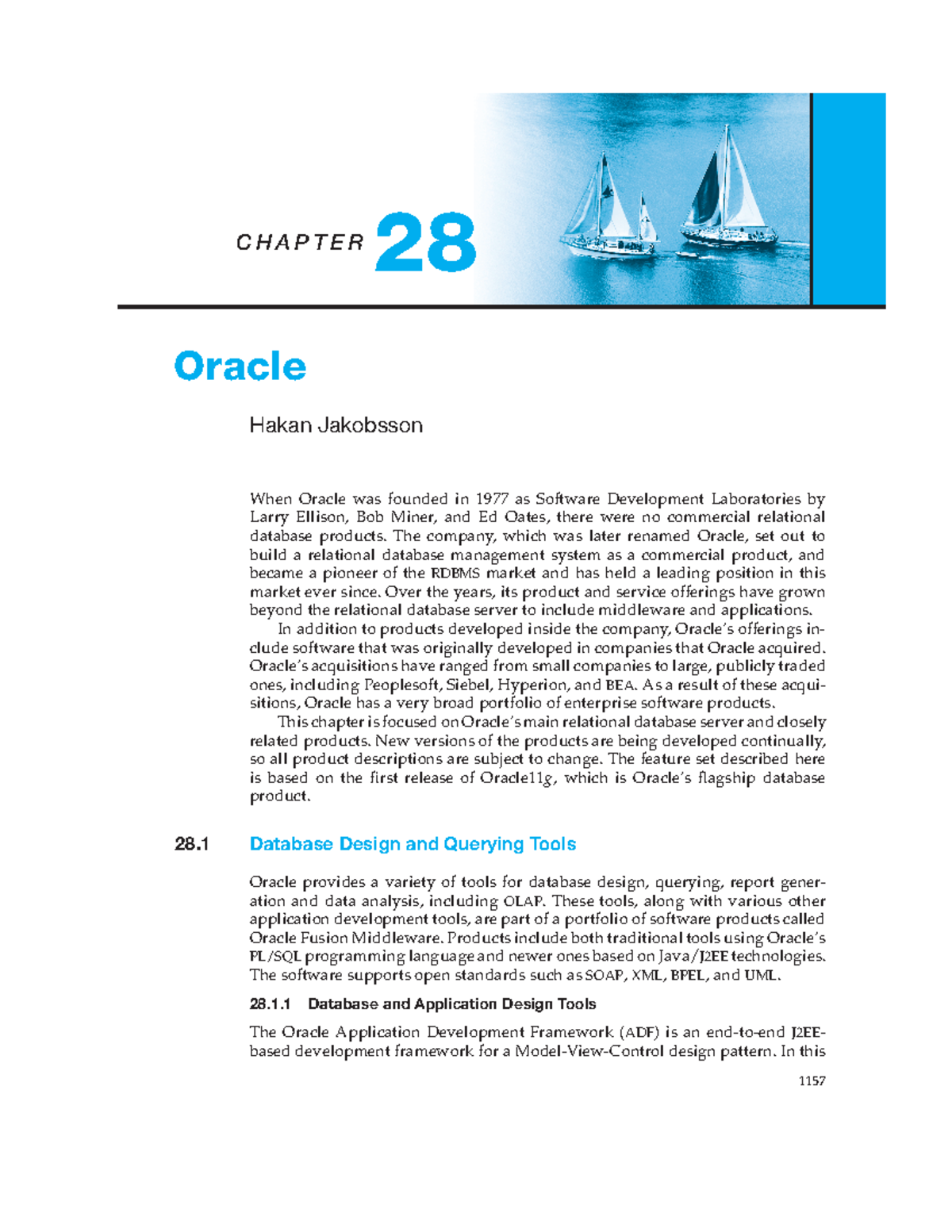 Oracle Database Management Case Study: Insights on RDBMS Development ...