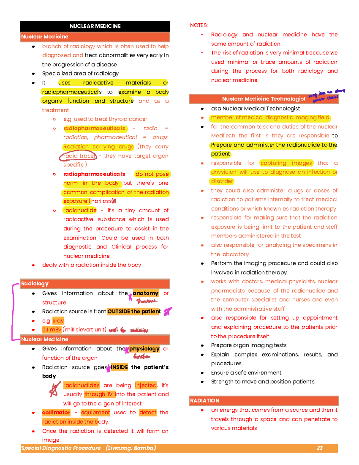 SPDX311 Nuclear Medicine: Comprehensive Study Notes for Prelims-Finals ...