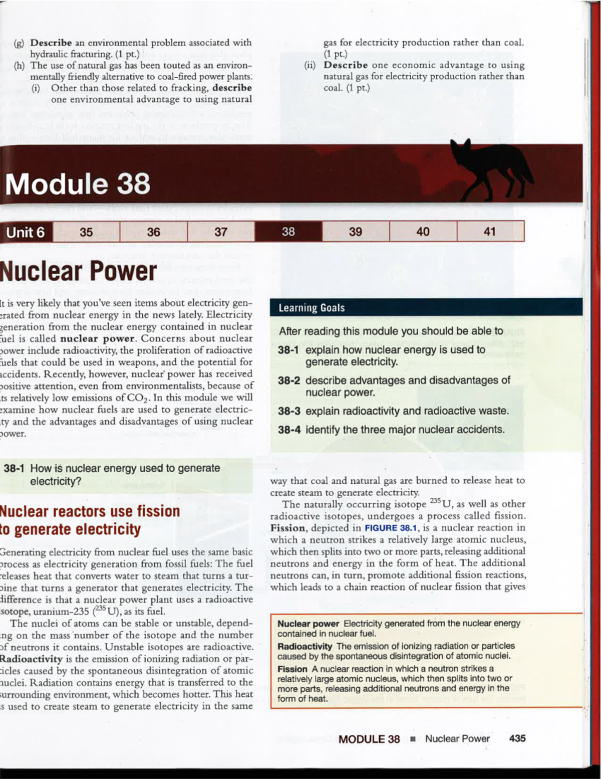 APES Module 38: Understanding Nuclear Power and Its Environmental ...